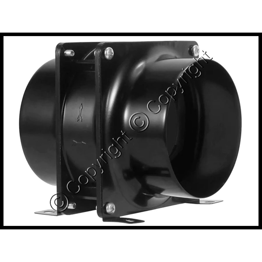 4 Inch Axial Inline Duct Fan 70 CFM 110V : Shroom Supply