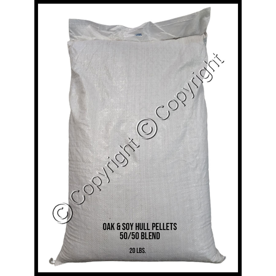 Masters Mix - 50/50 Oak/Soy Hull Pellets - 20 lb. Bag | Shroom Supply ...
