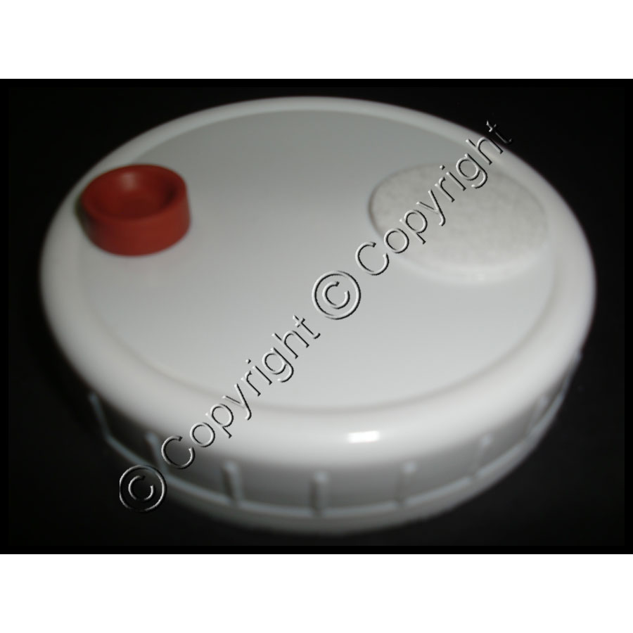 Injectable Spawn Jar Lid - Widemouth - 86 mm : Shroom Supply